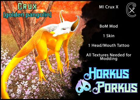 Second Life Marketplace - [HkPk] Mod for MI Crux X - Golden Pangolin